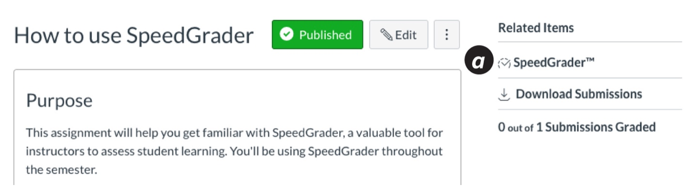 Grade assignments using SpeedGrader – ProfBox at Indiana University
